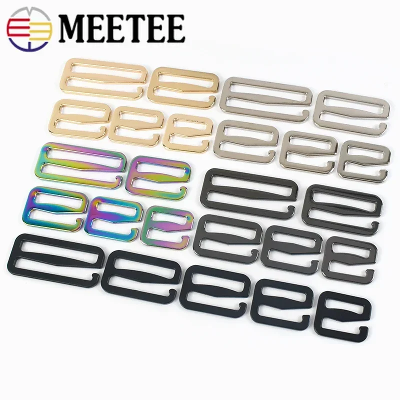 5Pcs 20/25/32/38/50mm Metal Belt Tri-Glide Clasp Bags Strap Adjuster ...