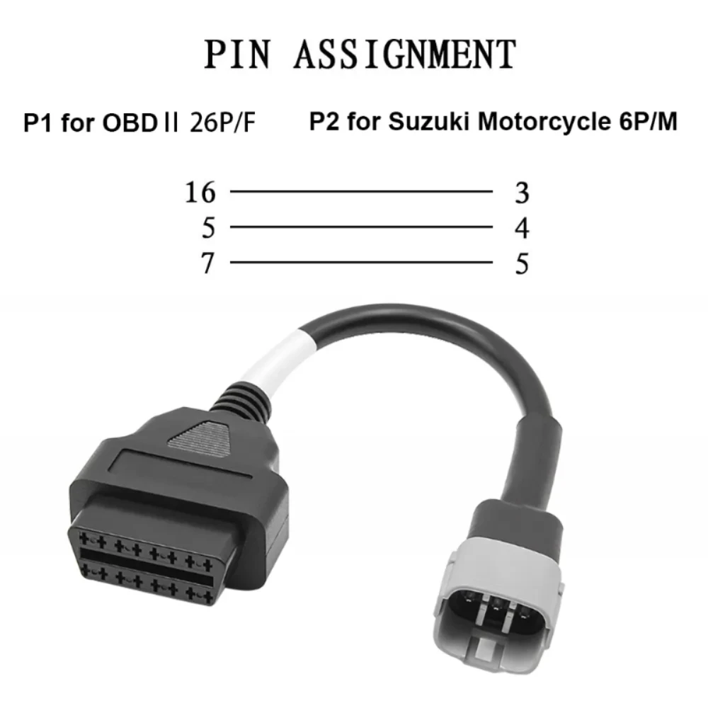 OBD-Motorcycle-Cable-for-Suzuki-6-Pin-Plug-Cable-Diagnostic-Diagnostic ...