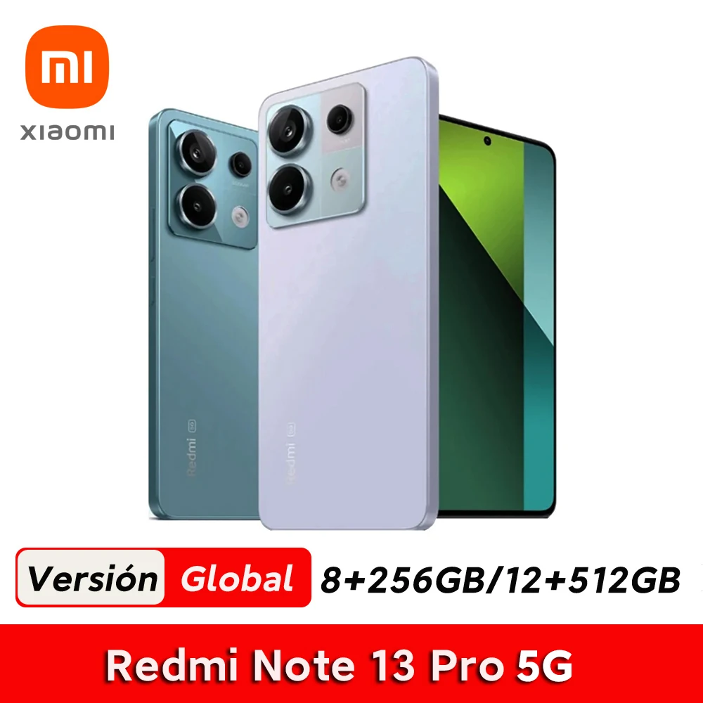 Xiaomi Redmi Note 13 Pro 5G Smartphone 8+256GB Snapdragon 7S Gen 2 6.67″ AMOLED Display 120Hz ...