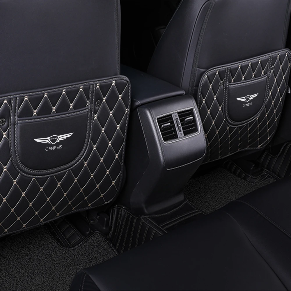 Car Seat Backrest Anti Kick Pad For Hyundai Genesis Gv60 Suv 2013 Coupe ...