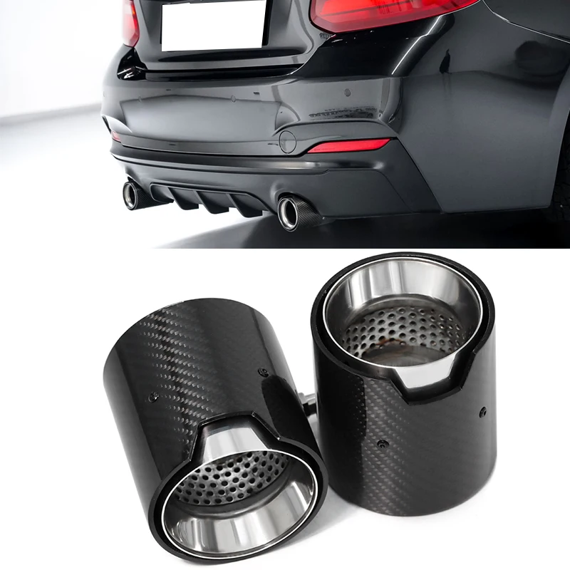 2pcs Car Exhaust Tip For BMW 2 Series F22 F23 M235i M240i F20 F21 M135i ...
