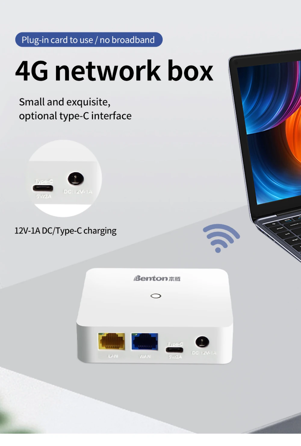 Benton Unlock Mini Lte Portable Wifi Router 4G Modems for Any Sim Card ...