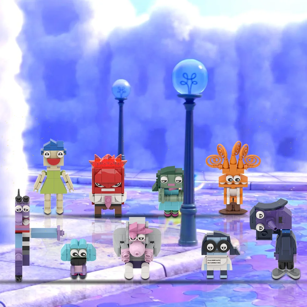 MOC-Nine-Emotional-Characters-Animated-Movie-Character-Building-Blocks ...