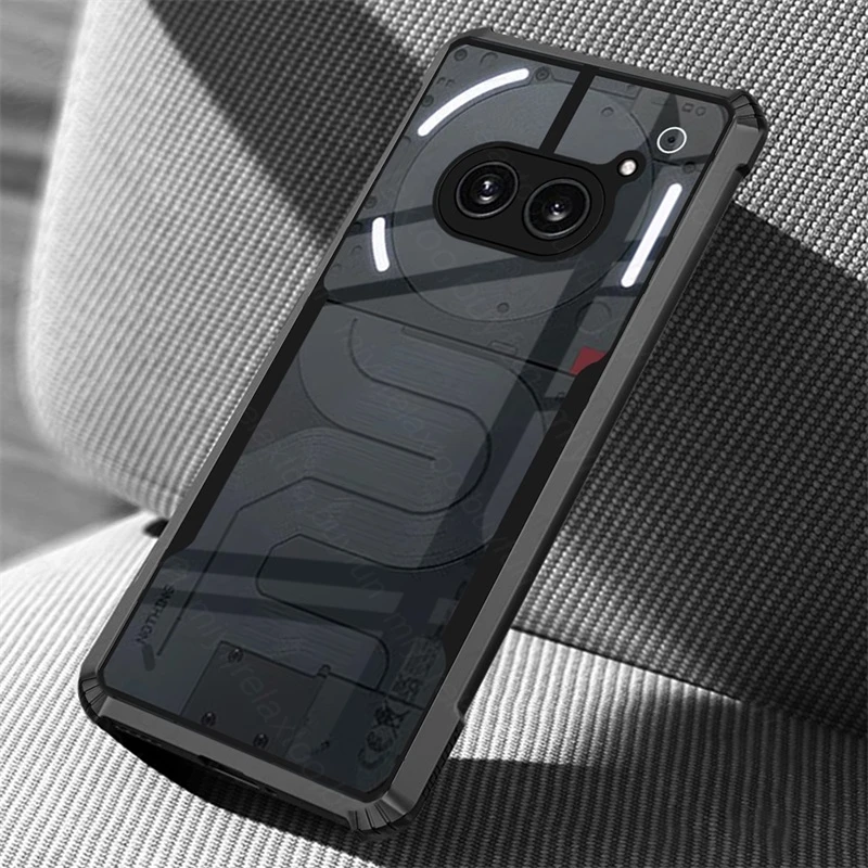 NothingPhone-2a-Case-Heavy-Duty-Transparent-Acrylic-Armor-Shockproof ...