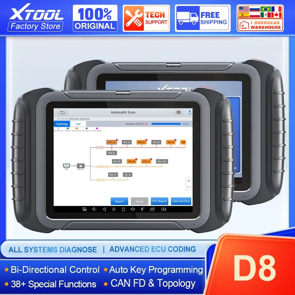 XTOOL-D8-All-System-Car-Diagnose-Tool-ECU-Coding-Active-Test-Automotive ...
