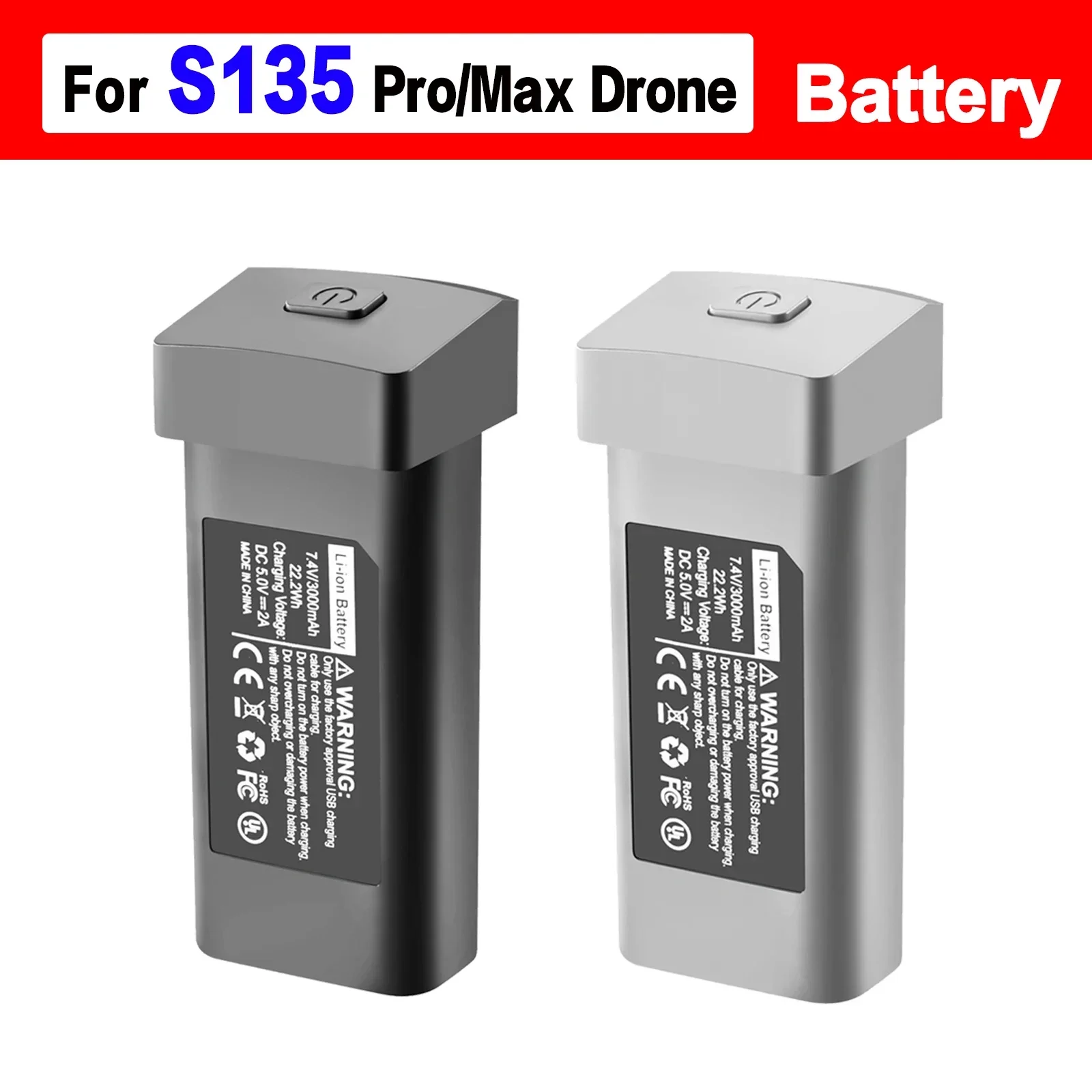 S135 Drone Battery 7.4V 3000mAh Spare Original Battery For S135 Mini ...