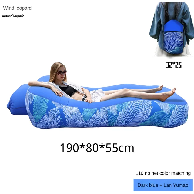 Outdoor Foldable Inflatable Sofa Lounge Couch Sleeping Bed Portable ...