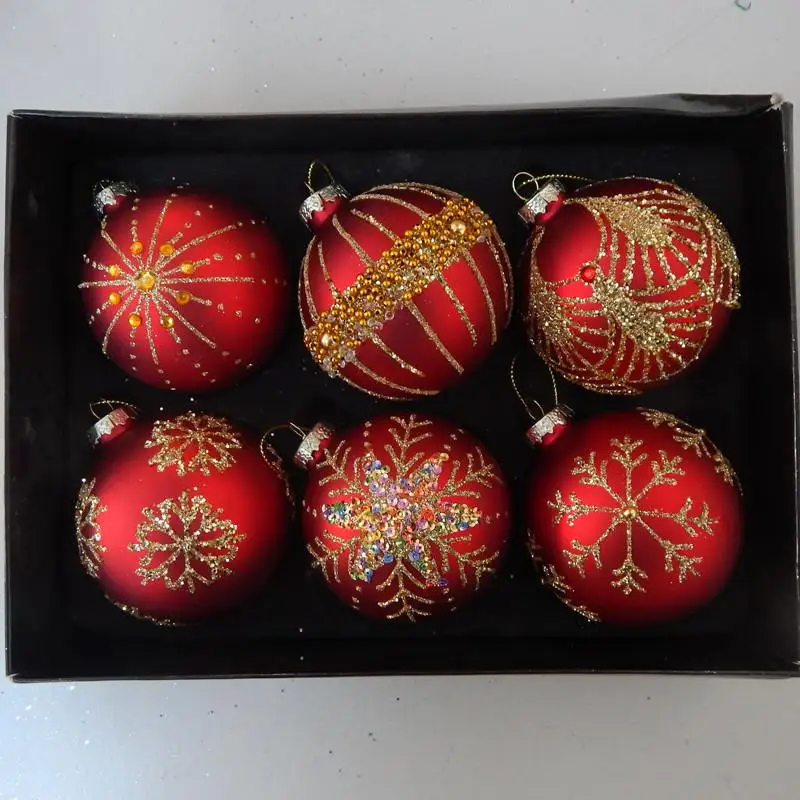 High borosilicate red glass ball decorative pendant - AliExpress 15