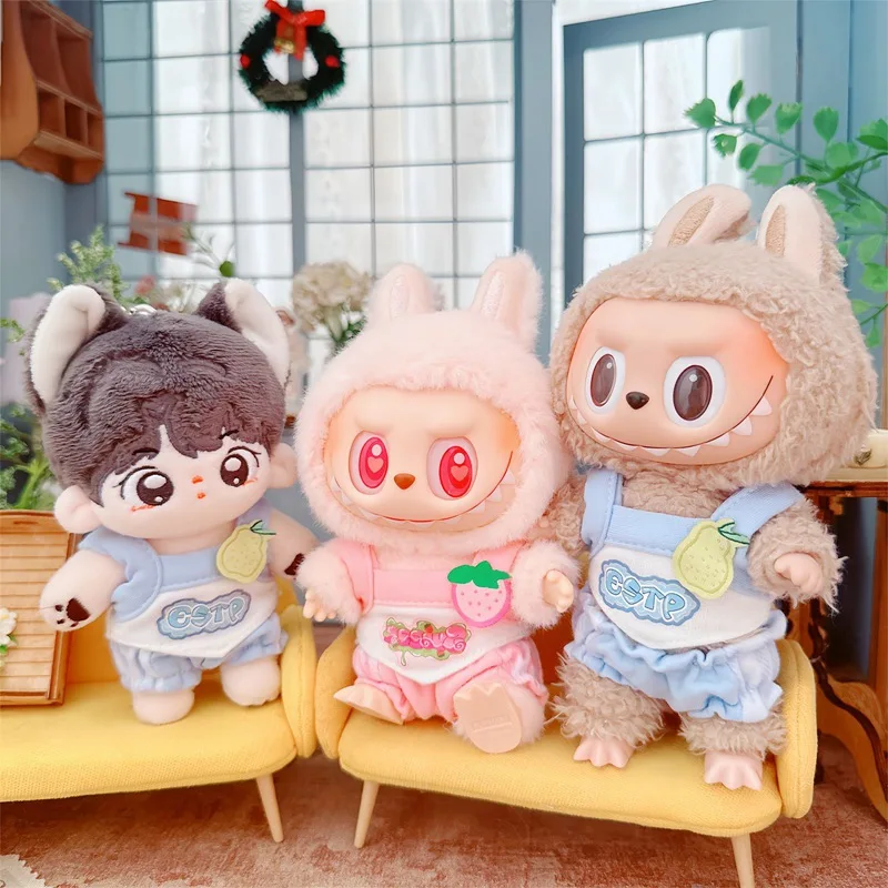 Doll-Clothes-for-17cm-Labubu-Dolls-Toy-Cute-Mini-Plush-Doll-s-Outfit ...