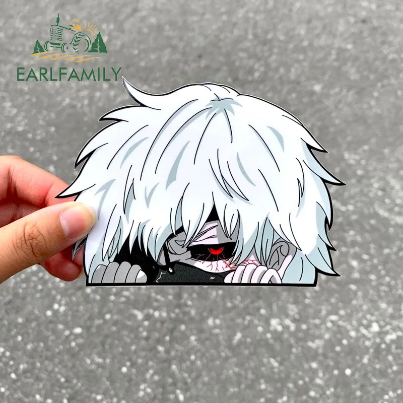 Earlfamily 13cm X 9cm Cartoon Kaneki Ken Peeker Car Sticker Tokyo Ghoul ...