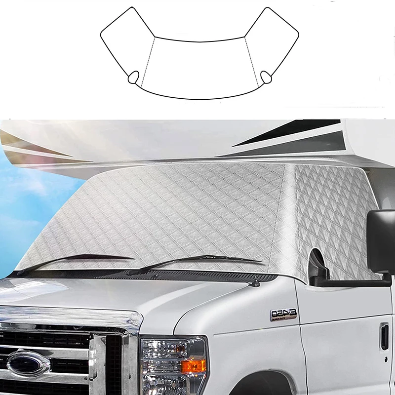 RV-Windshield-Sunshade-Cover-Motorhome-Front-Wind-Shield-Snow-Cover-4 ...