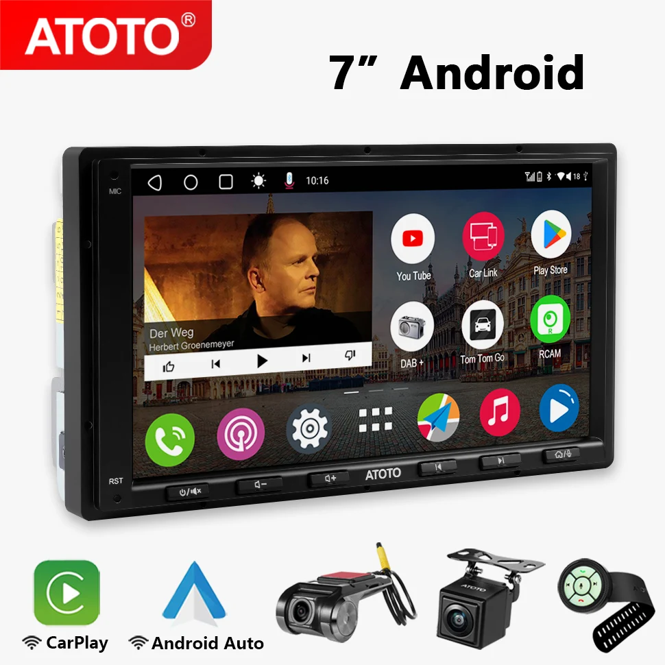 ATOTO-A6PF-7-Double-2-Din-Car-Radio-Android-Auto-Wireless-Carplay ...