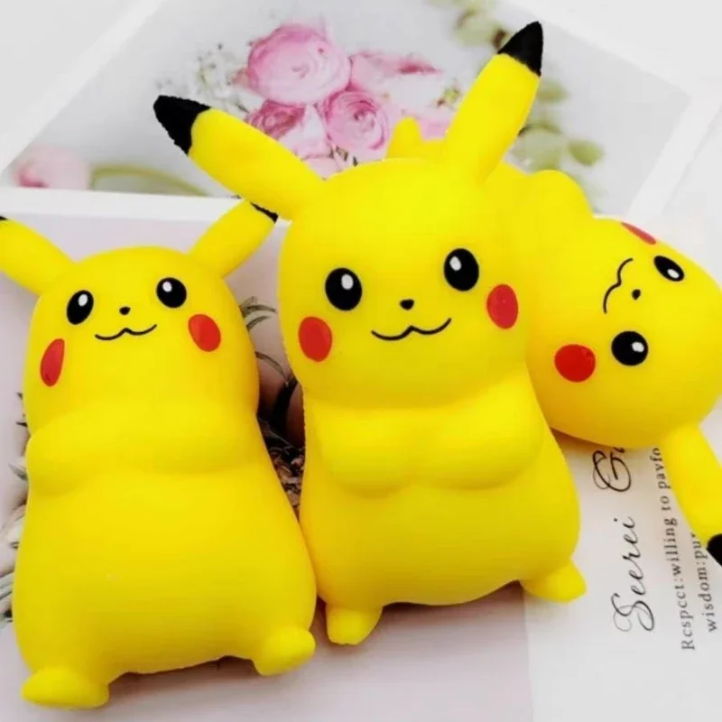 Pokemon Cartoon Pikachu Squeeze Toys for Stress Relief Boredom Relief ...