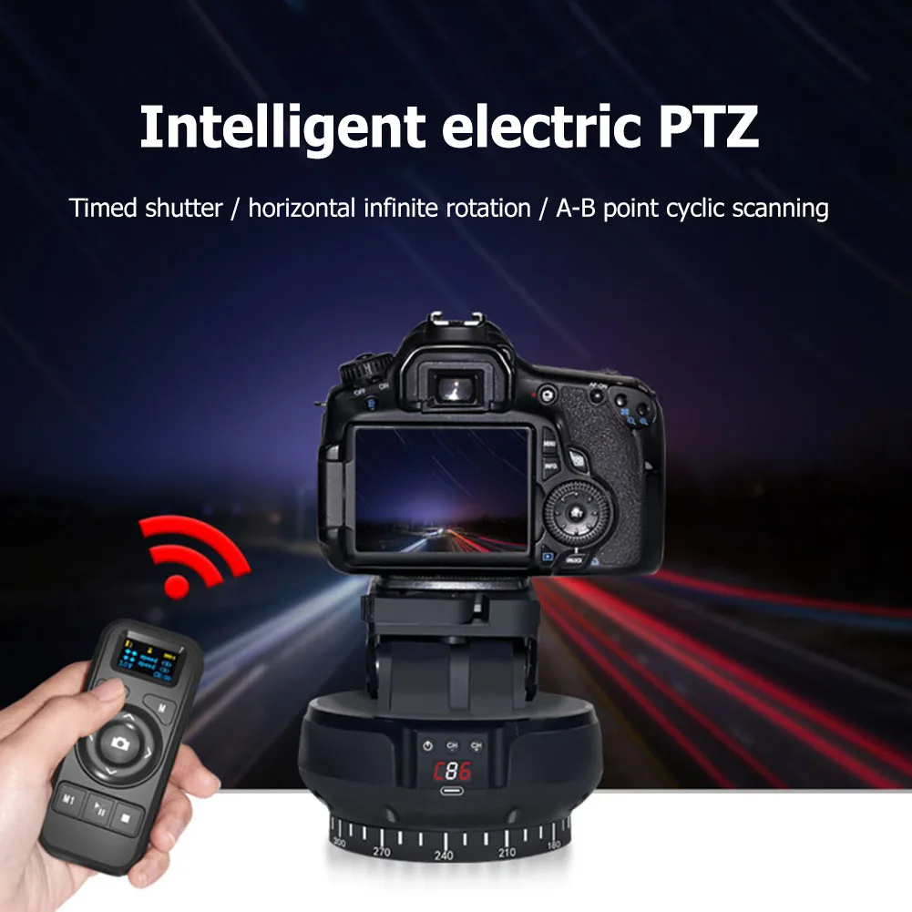 YT-1200-Auto-Motorized-Head-360-Panoramic-Stabilizer-Remote-Control-for ...