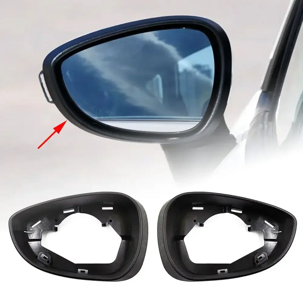 Car-Exterior-Side-Mirror-Housing-Frame-Holder-Glossy-Glass-Surround ...