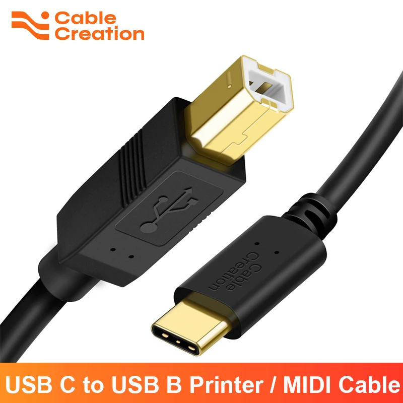 Usb Cable Mac Printer | Midi Cable Usb Type B | Usb Cable Type C Midi ...