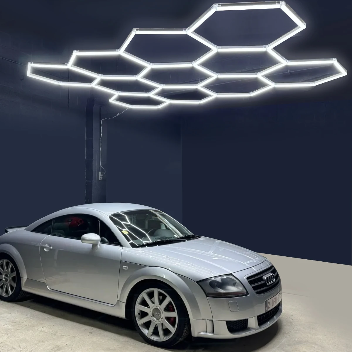 1-8PCS-Honeycomb-Led-Light-Garage-Light-Hexagon-Led-Lamp-Led-Tube ...