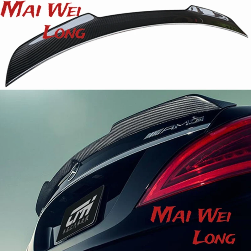 For-Mercedes-Cls-Spoiler-Cls-Class-W218-Carbon-Fiber-Rear-Trunk-Spoiler ...
