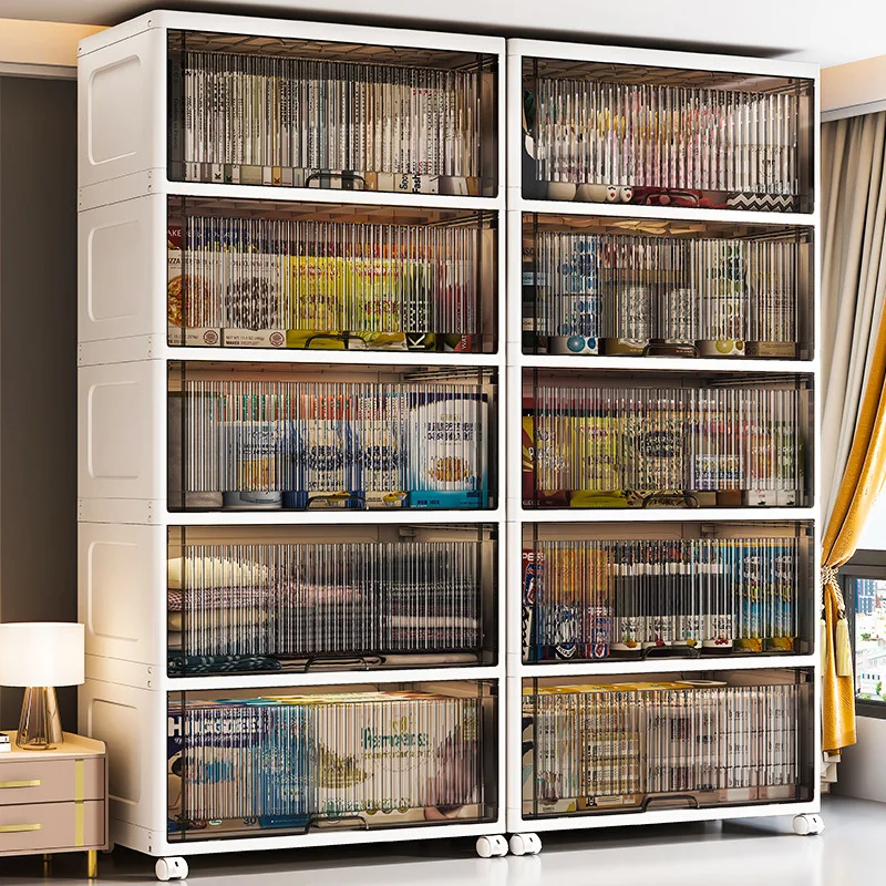 Flip-storage-cabinet-living-room-snack-storage-rack-bedroom-multi-layer ...