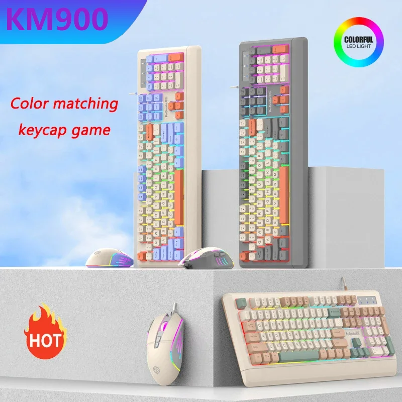 Miniso-KM900-Cable-Gaming-Competitive-Mechanical-Keyboard-Mouse ...