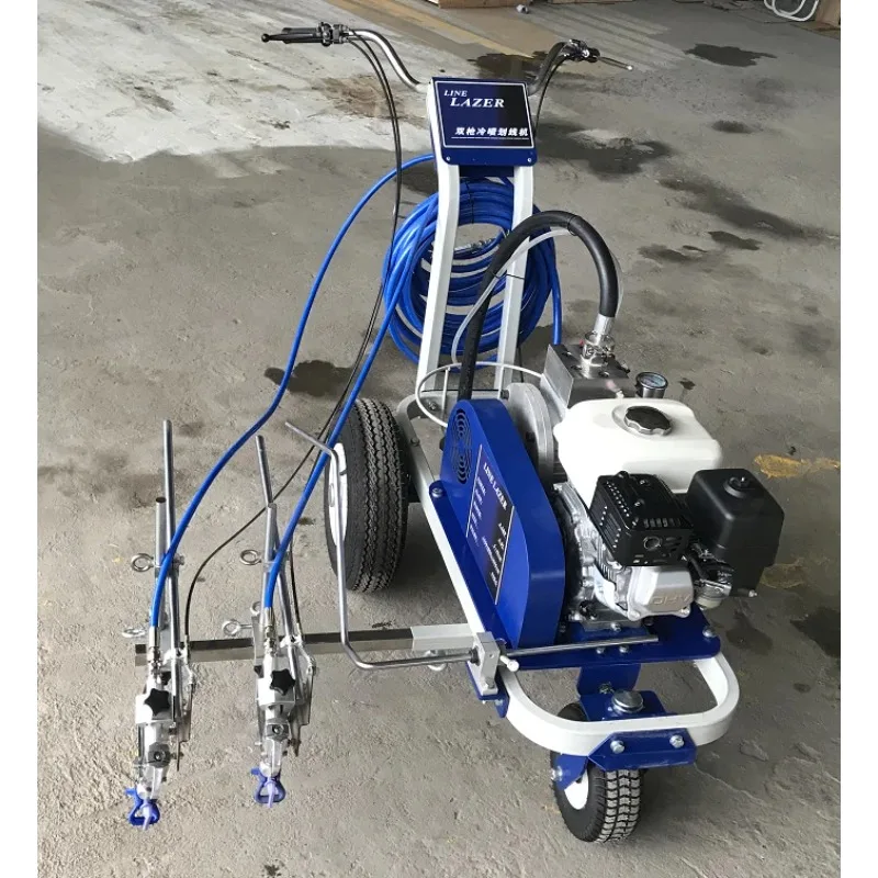 Double-gun-double-nozzle-cold-paint-single-sprinkler-head-road-marking ...