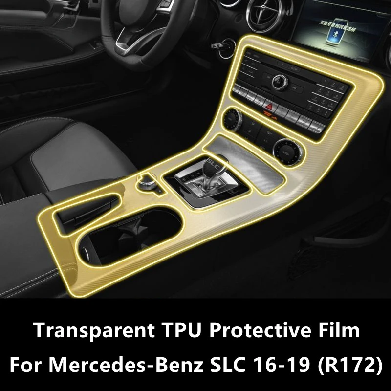 Para-mercedes-benz-slc-16-19-r172-interior-do-carro-console-central ...