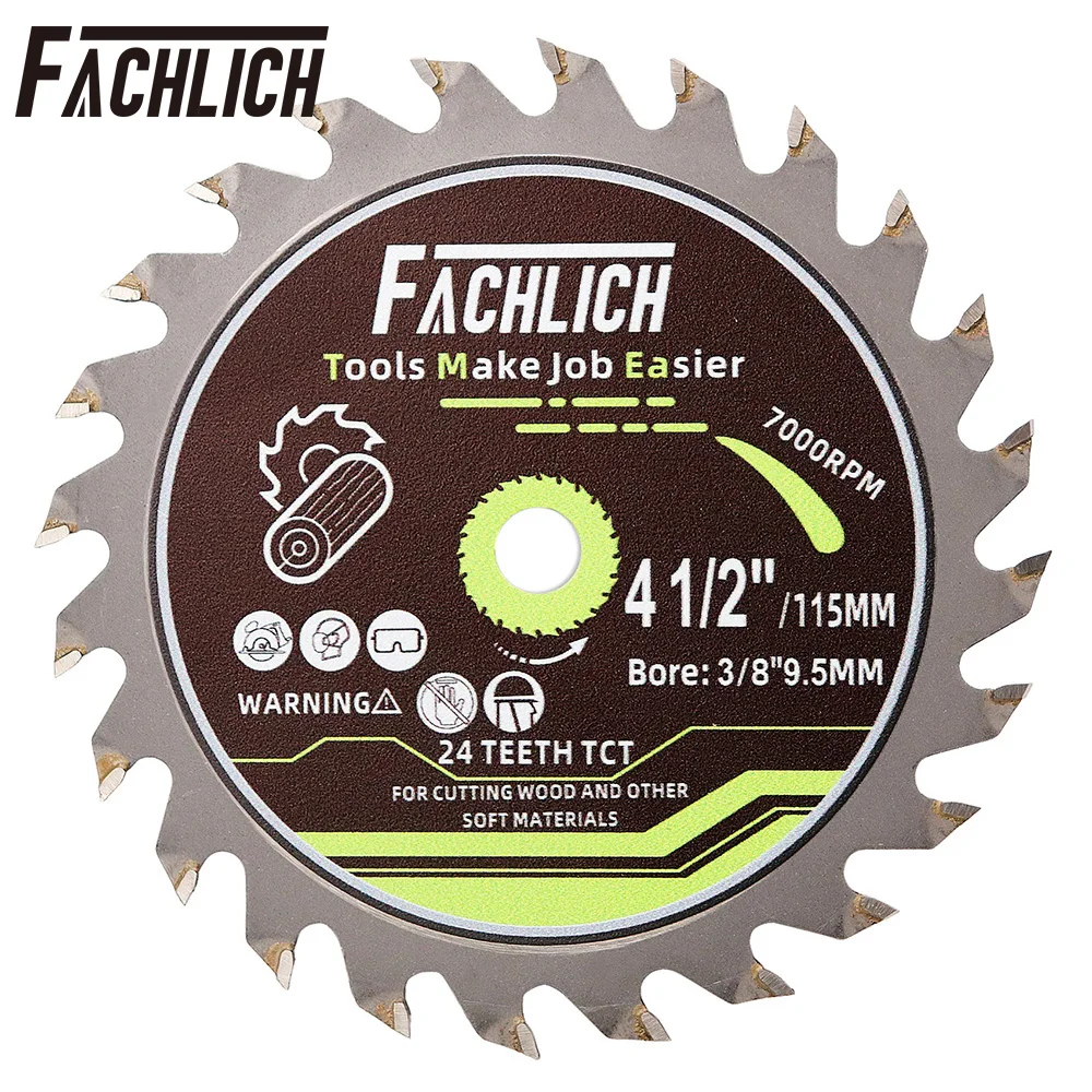 FACHLICH-4-5Inch-Dia115mm-TCT-Wood-Cutting-Disc-Cut-Wood-PVC-Pipe-Hard ...