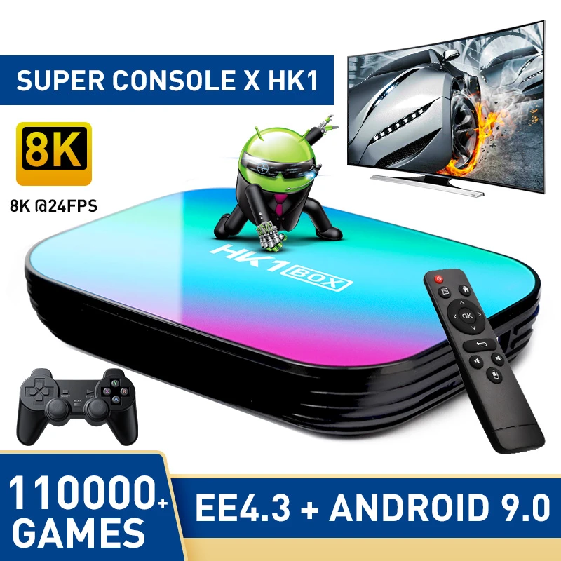 Android Tv Box Game Console | Kinhank Super Console X | Hk1 X3 Amlogic ...