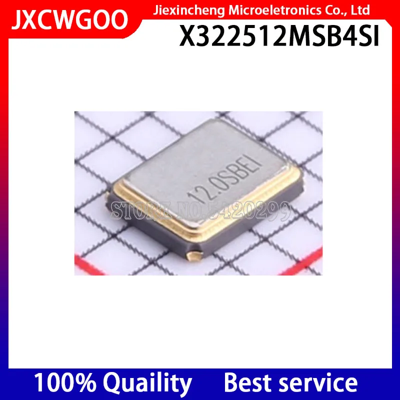 50PCS-LOT-X322512MSB4SI-12-0SBEL-12MHz-10ppm-20pF-3225-SMD-YSX321SL ...
