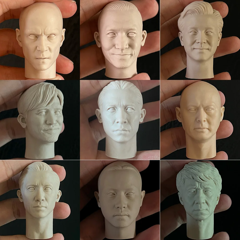 6 Scale Unpainted Head | 1 6 Scale Head Sculpts | Head Sculpt Daniel | Cheung Head Sculpt ...