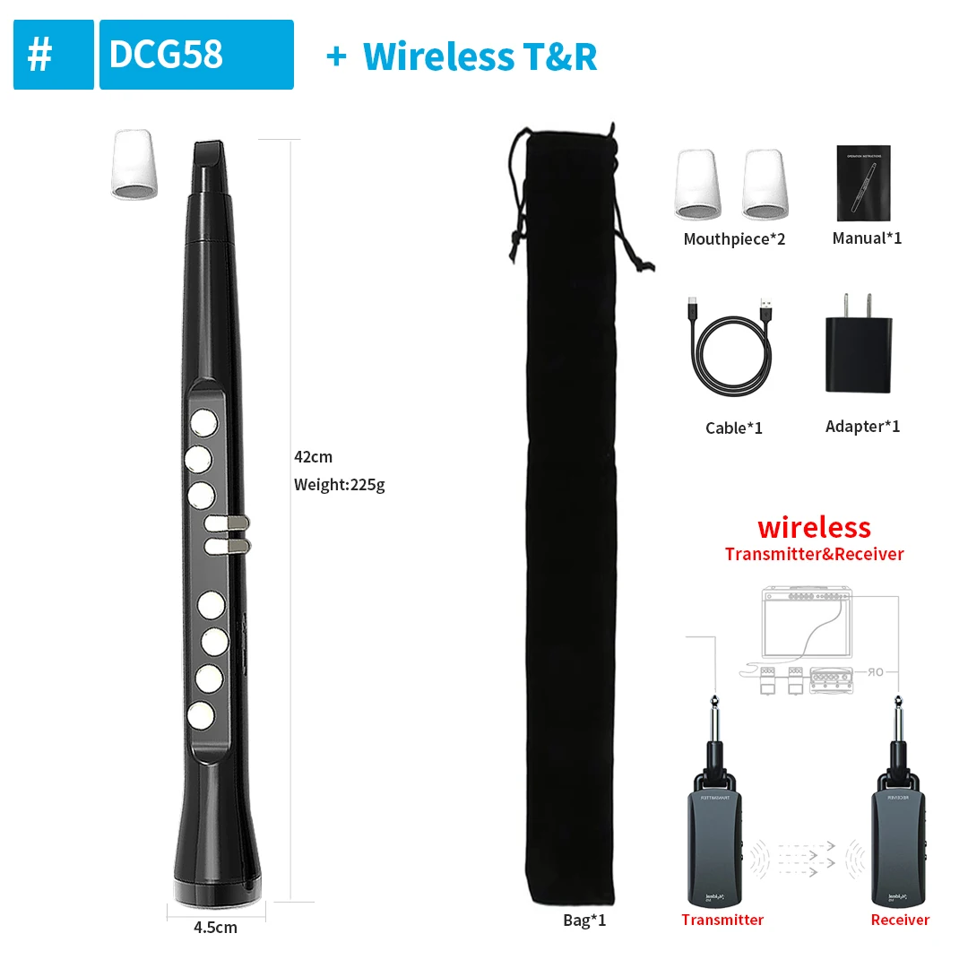 Electronic-Saxophone-Alto-Tenor-Mini-Sax-Flute-Clarinet-Saxofone ...