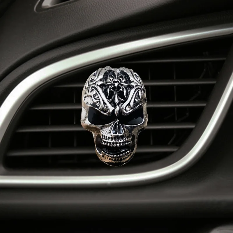 Automobile Air Freshener Air Outlet Cool Retro Skull Aromatherapy ...