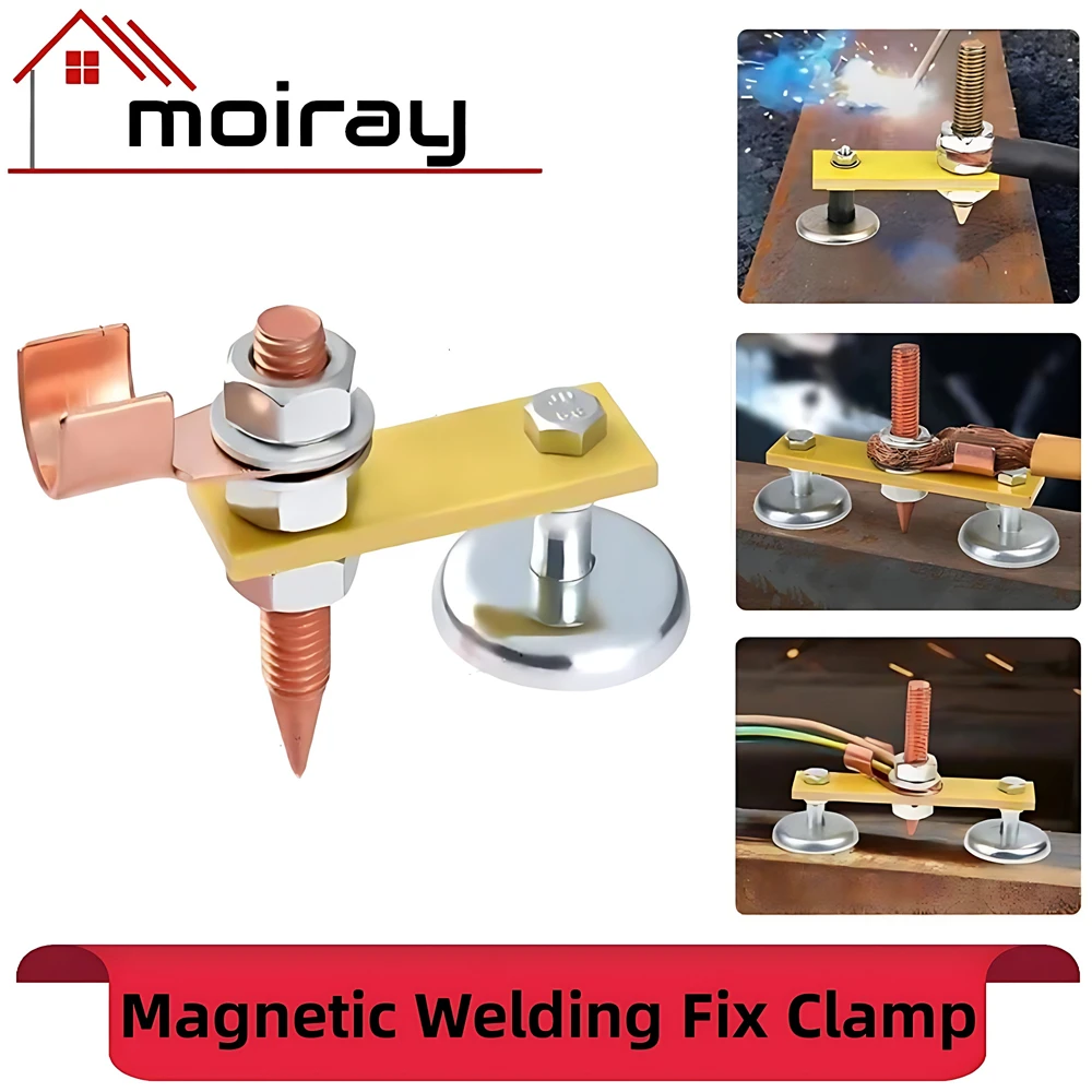 Magnetic-Welding-Head-Support-Clamp-Strong-Magnetism-Welding-Support ...