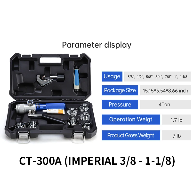 유압 튜브 익스팬더 CT/VG-300A/AL 익스팬더, 냉동, 공조 및 냉장용 구리 및 알루미늄 튜브용 - AliExpress 1420