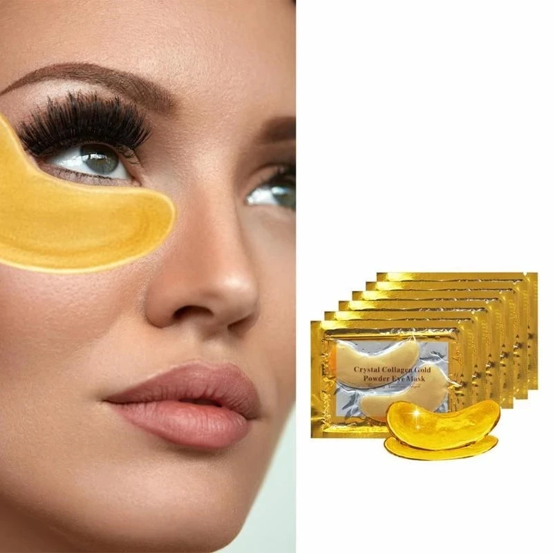 Crystal Gold Collagen Eye Masks – Beauty Bloom Supply