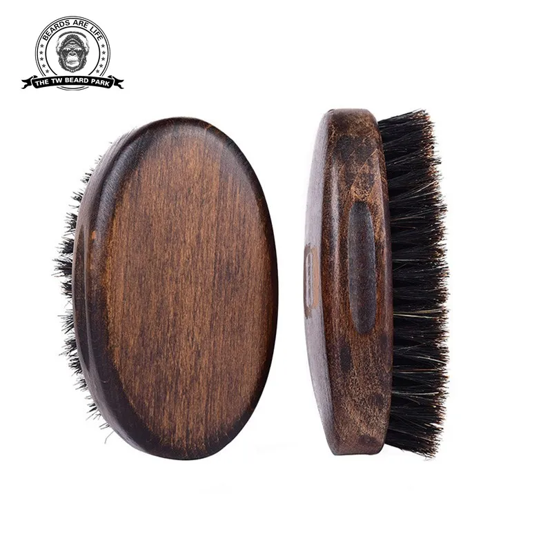 1pcs Boar Bristle Hair Beard Brush Comb for Men, Small Soft Beard Brush ...