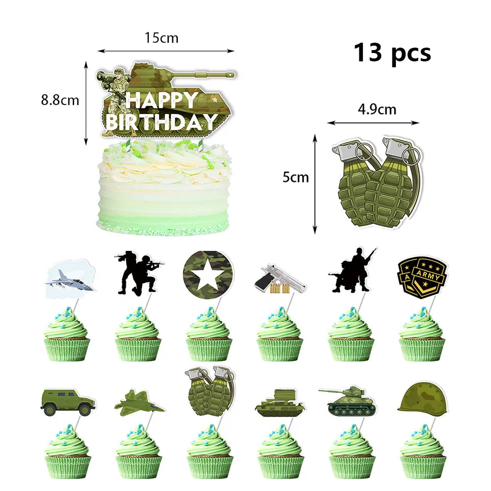 Camo Girl Boy Cake