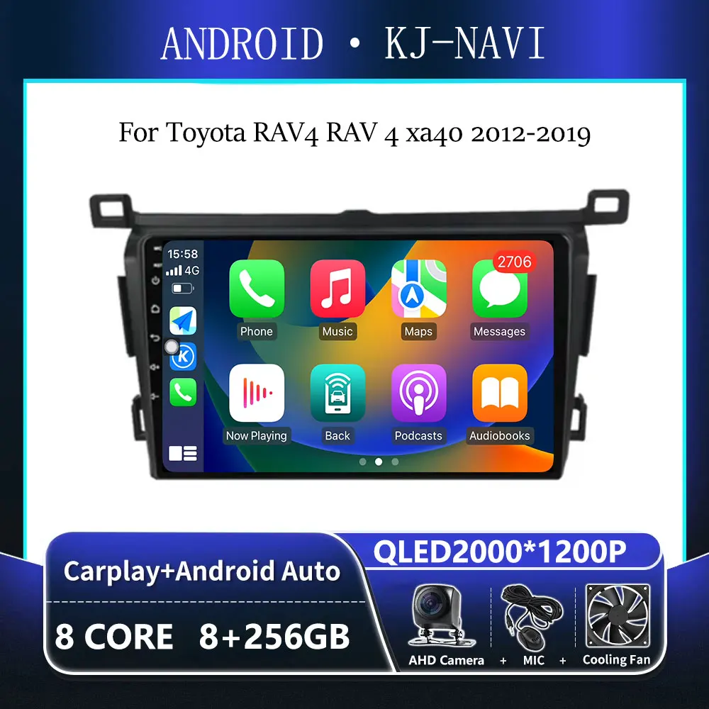 RHD-Car-Screen-10-Android-14-For-Toyota-RAV4-RAV-4-xa40-2012-2019 ...