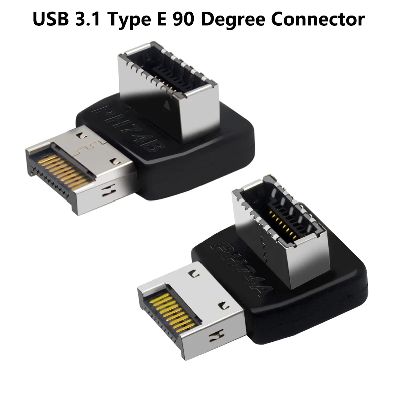 USB-Connector-Adapter-USB3-1-Type-E-90-Degree-Converter-Adapter-Case ...
