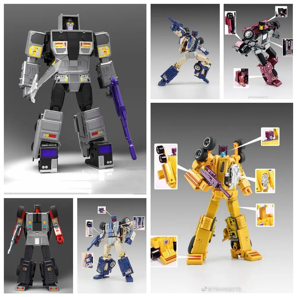Transformation X-Transbots MX-12T MX-14T MX-15T MX-13T MX-16T Breakdown ...