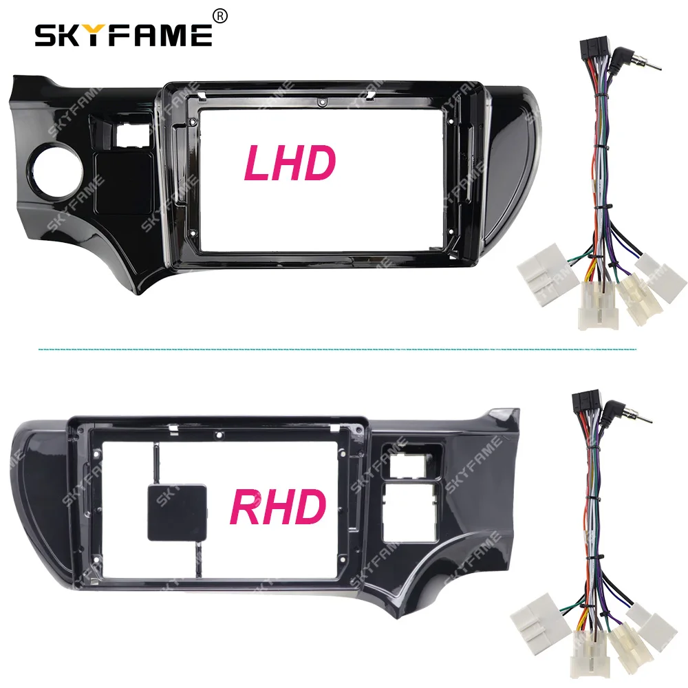SKYFAME Car Frame Fascia Adapter Android Radio Dash Fitting Panel Kit ...