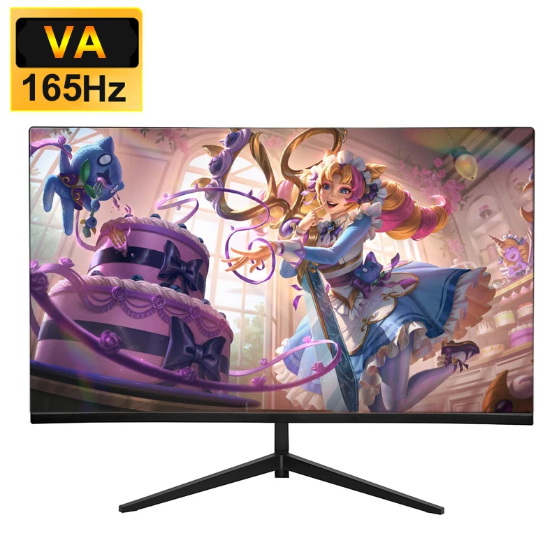 Tela-plana-para-PC-gamer-24-polegadas-165Hz-1080-p-VA-tela-LCD-tela-de ...