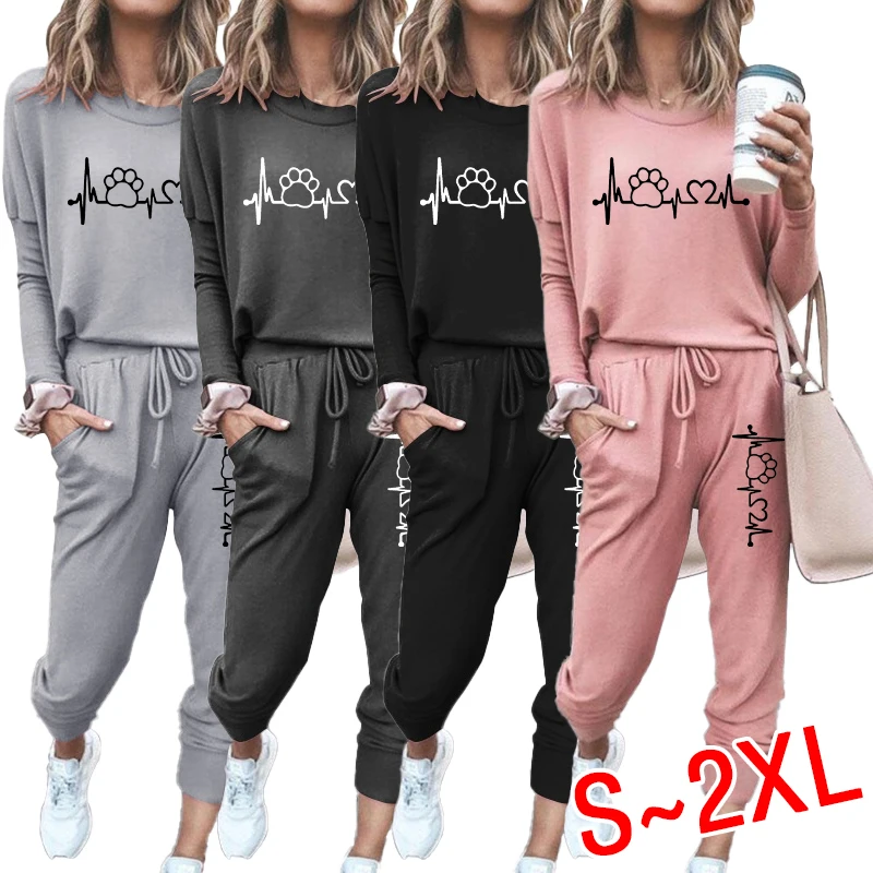 Women-s-fashionable-running-long-sleeved-pants-set-casual-wear-women-s ...