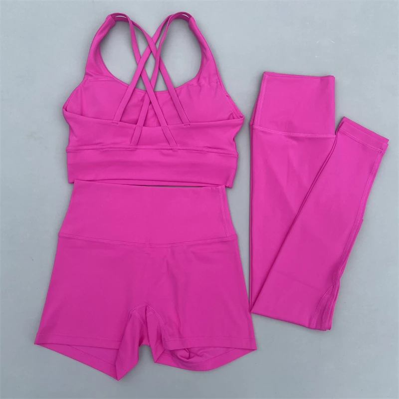 3-Piece-Women-Gym-Sports-Set-Yoga-Set-Workout-Clothes-Fitness-Suit ...