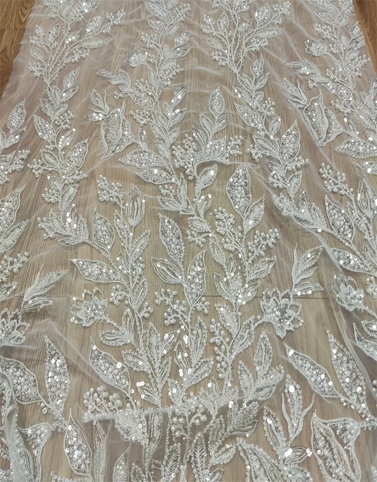 Fashion Hot Sale African Embroidered Net Lace With Sequins French ...