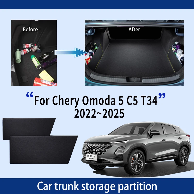 For Chery Omoda 5 C5 T34 2022~2025 Car Thickening Trunk Storage ...