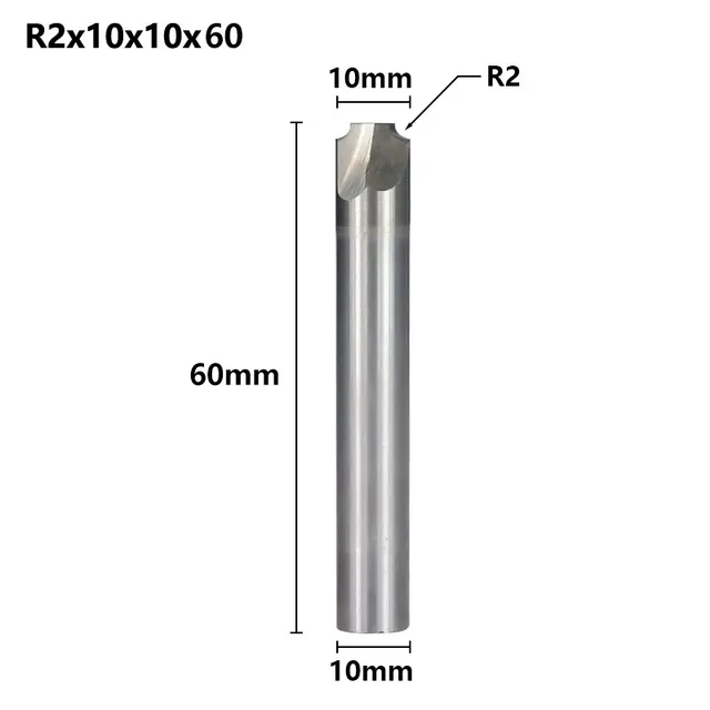 XCAN Corner Rounding End Mill R1.0-R12 HSS Radius Milling Cutter CNC ...