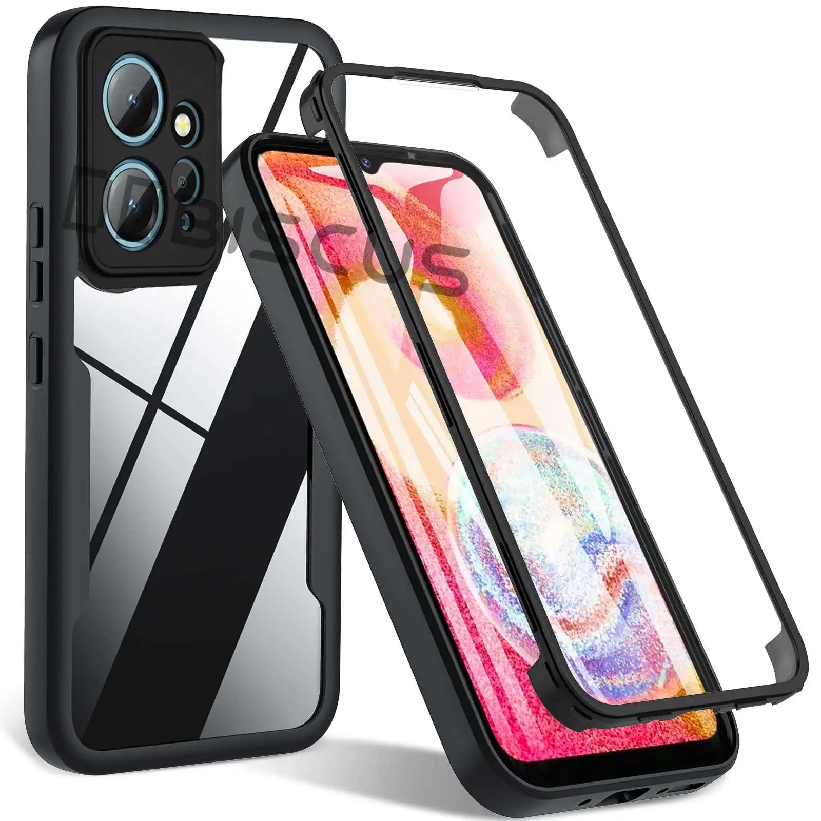 Capa-transparente-para-Xiaomi-Redmi-Note-capa-de-telefone-de-360-graus ...