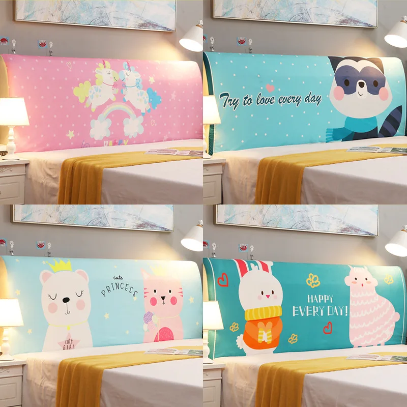 Elastic-All-Inclusive-Headboard-Cover-Bed-Head-Back-Protection-Dust ...