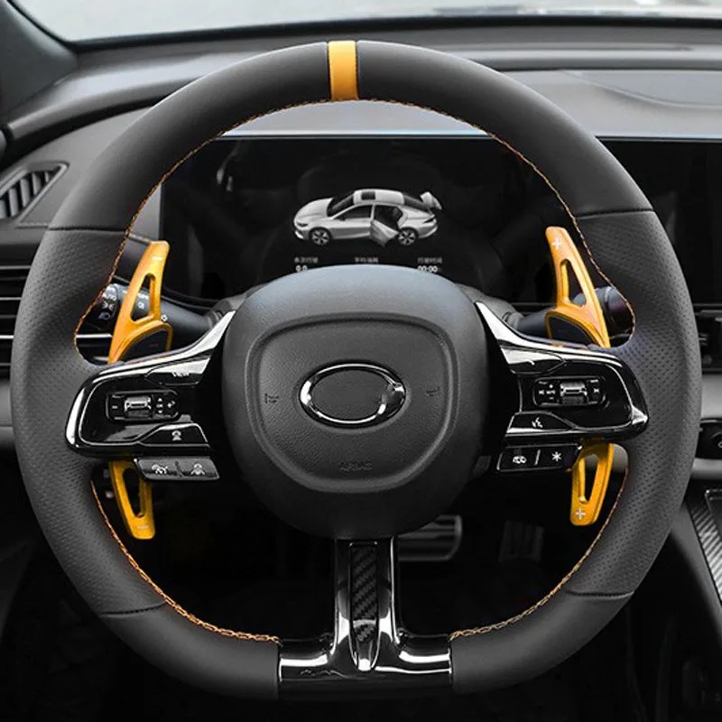 Car-Steering-Wheel-Shifter-Paddle-Gear-Extender-Sticker-Accessories-For ...